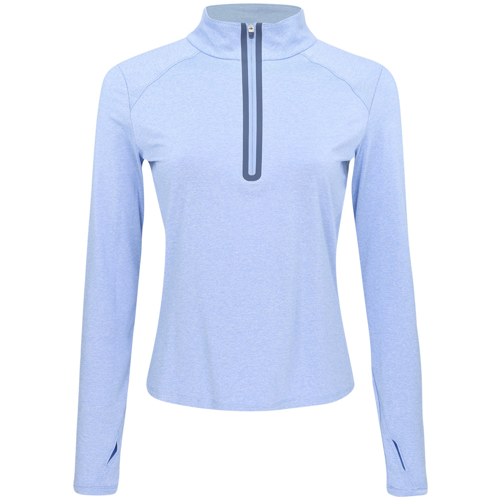 Zero Restriction Women's Lea 1/4 Zip Mock Neck Pullover Fairway Styles