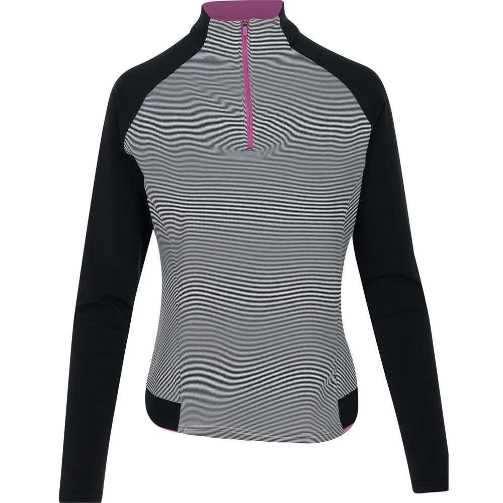 FootJoy Women's 1/4 Zip Midlayer Colorblock Stripe Midlayer ...