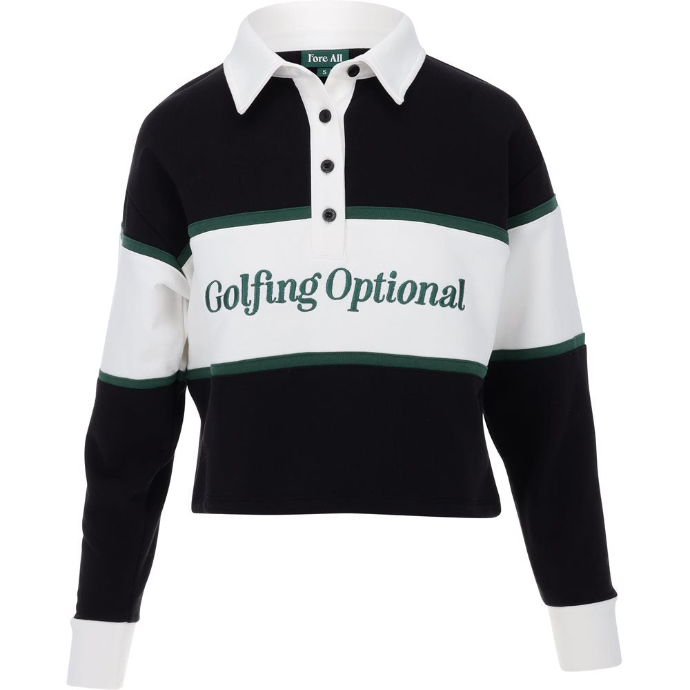 Fore All Women's League Long Sleeve Polo 810125079795 Fairway Styles
