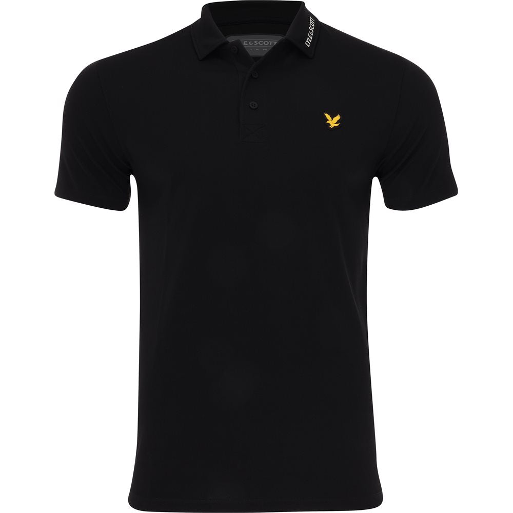 Lyle & Scott Tech Collar Logo Polo Fairway Styles