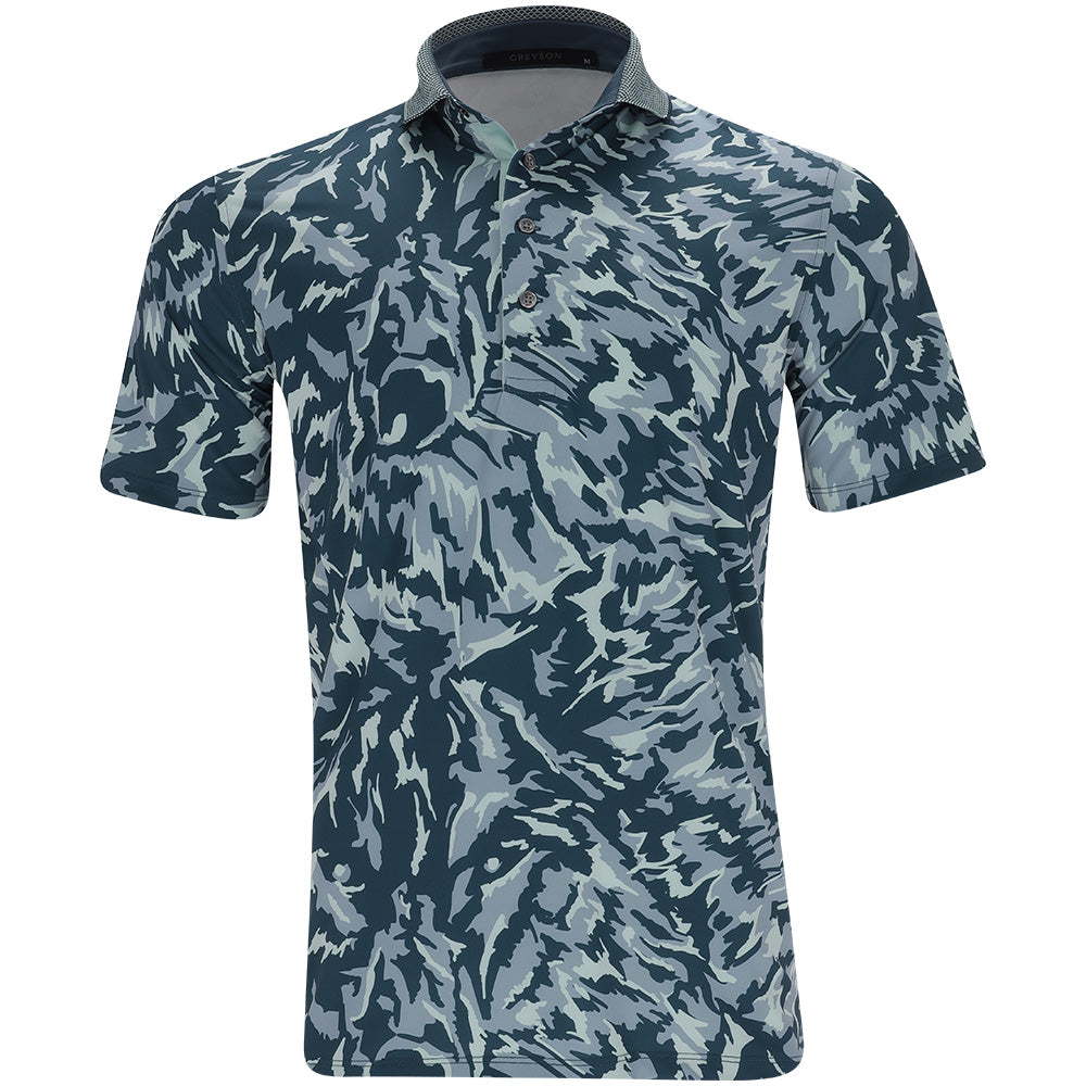 Greyson Clothiers Midas Wolf Camo Polo Fairway Styles